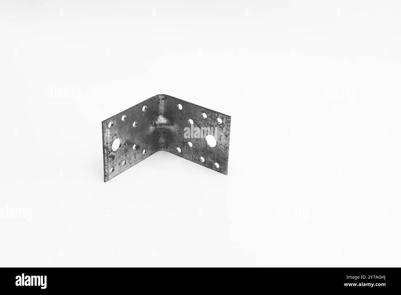 Metal corners for fasteners. isolated on a white background Stock Photo ...