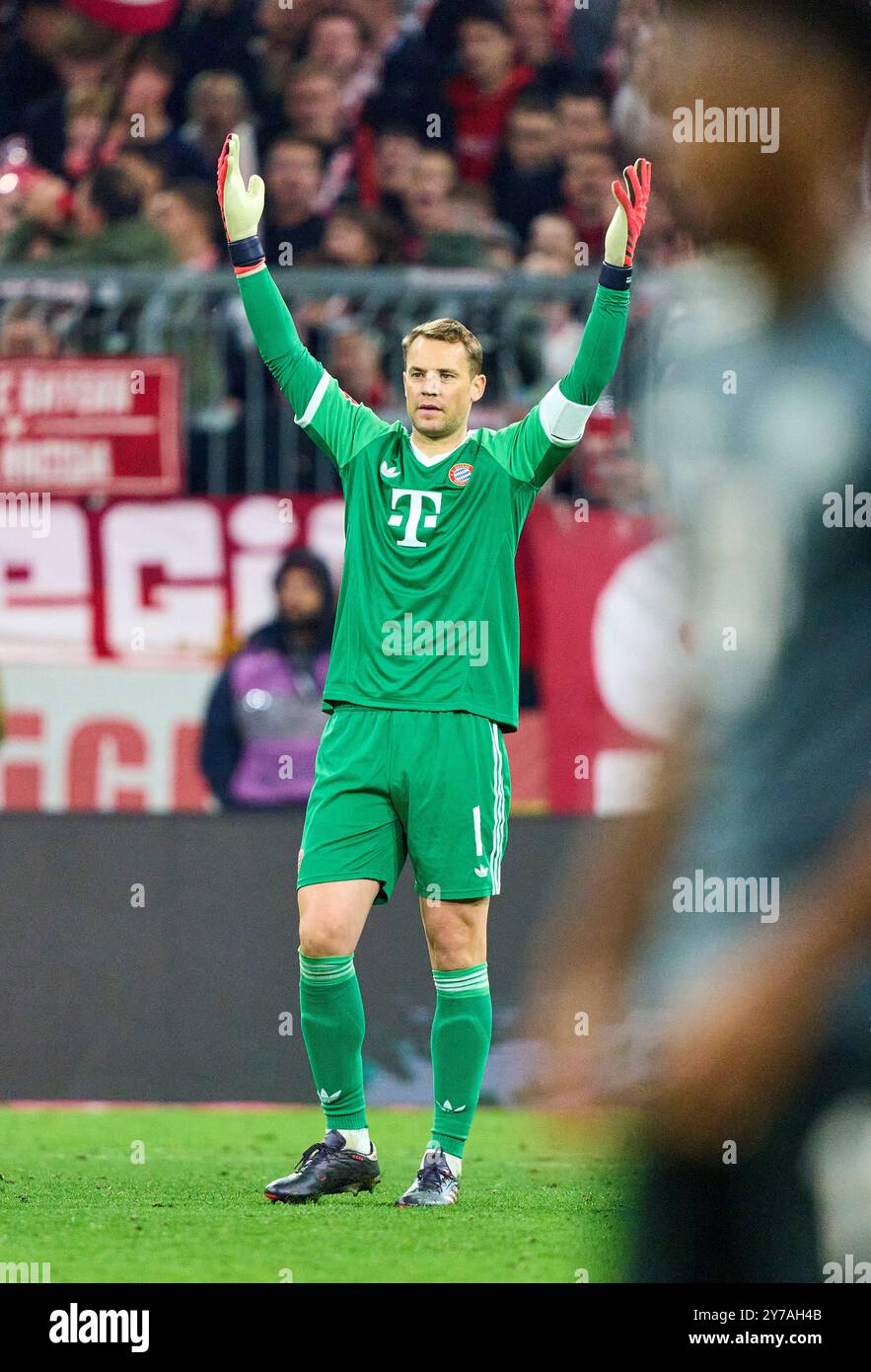 Manuel NEUER, goalkeeper FCB 1 in the match FC BAYERN MUENCHEN - BAYER ...
