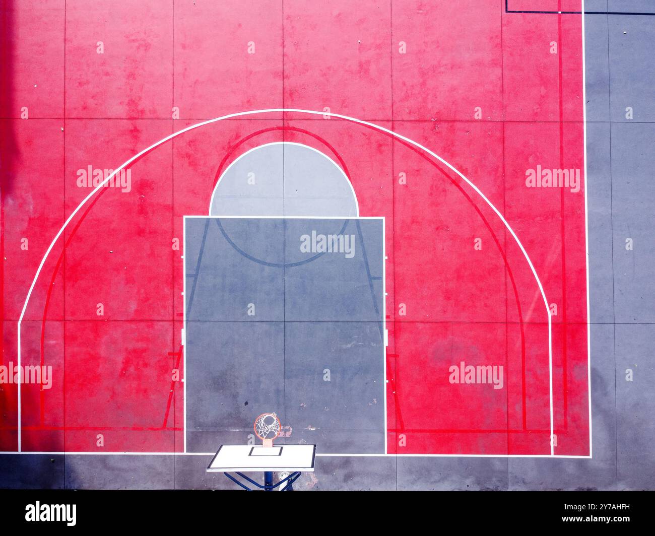 Basketball court aerial hi-res stock photography and images - Alamy