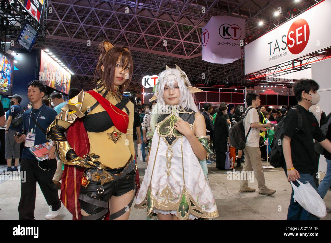 Chiba, Japan. 29th Sep, 2024. Cosplayer pose for camera during the ...