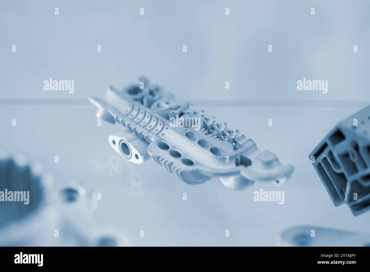 Object printed on 3D printer from metal powder using Metal Jet ...