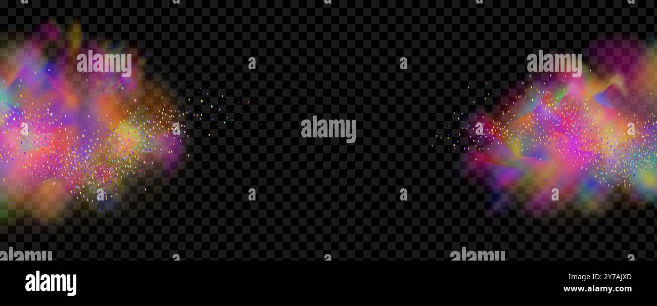 Explosions of color powder.Background of an explosion of colorful smoke ...