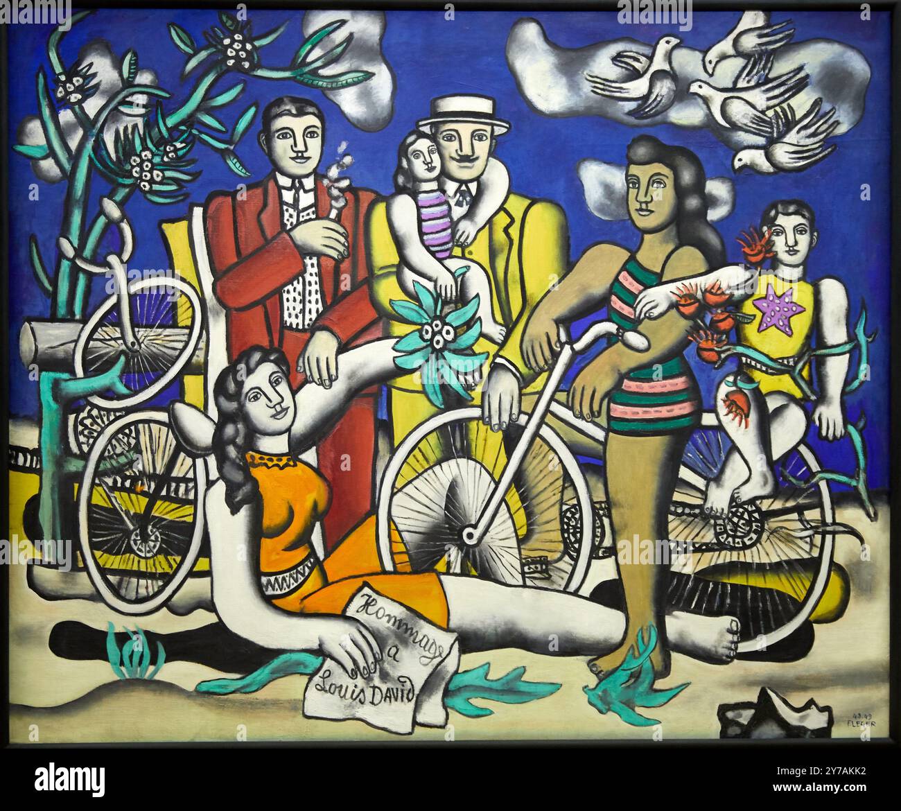"Les Loisirs-Hommage à Louis David", 1948-1949, Fernand Léger, Centre ...
