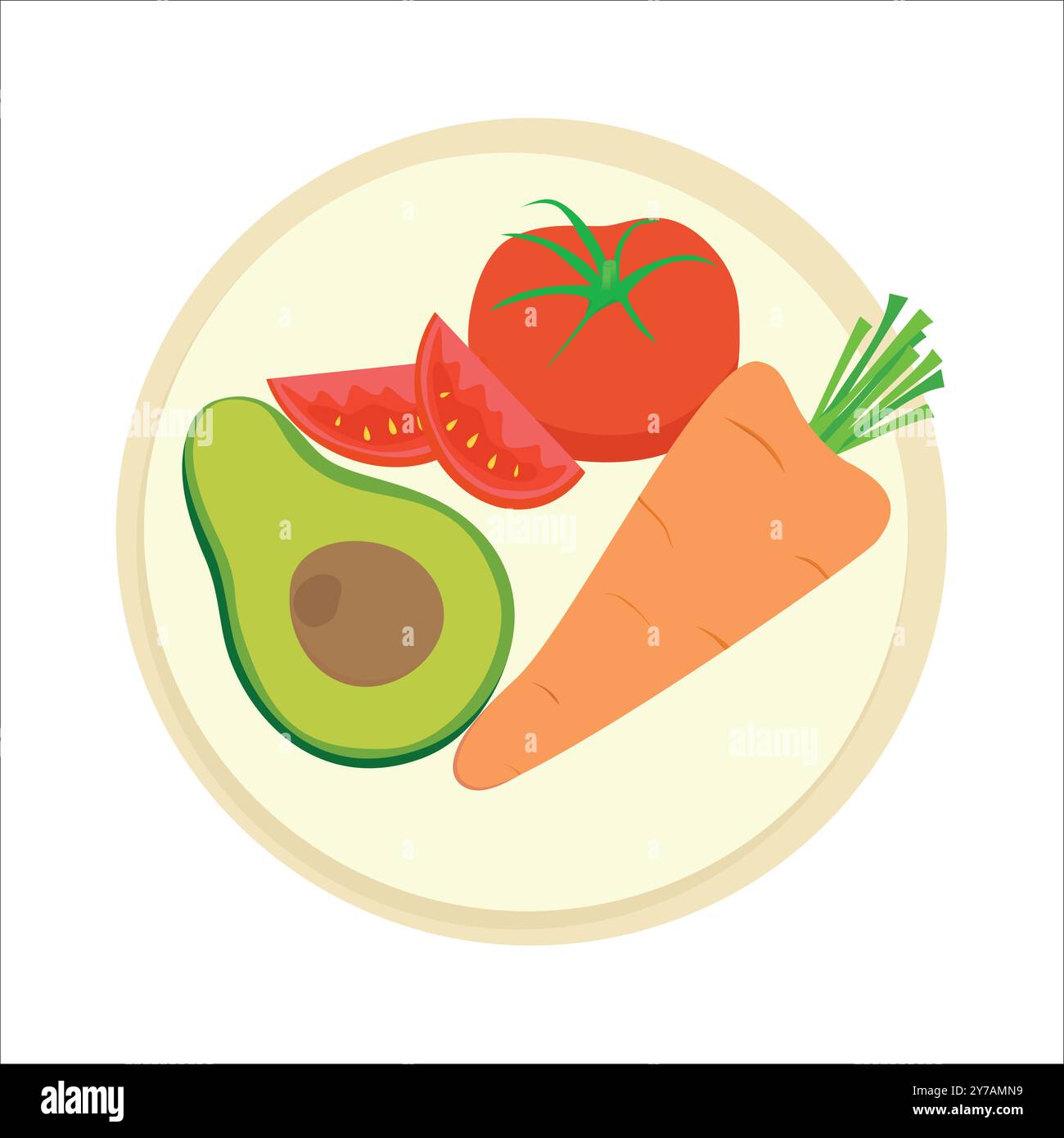 Vegan product label. Vegetable poster for design and advertisement of ...