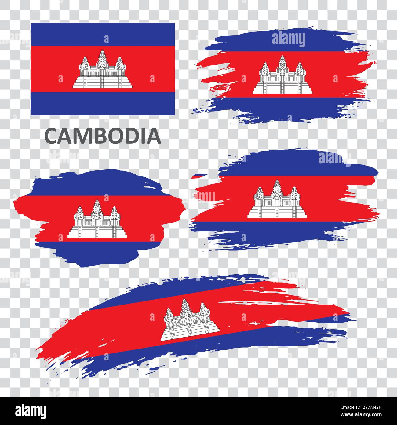Flag cambodia national angkor Stock Vector Images - Alamy