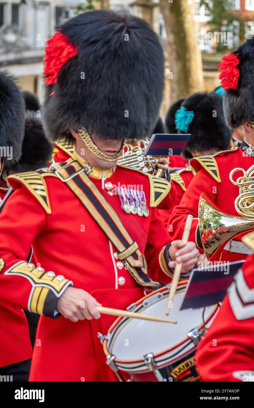 Drummer of the Coldstream Guards, Birdcage Walk, London, England, UK ...