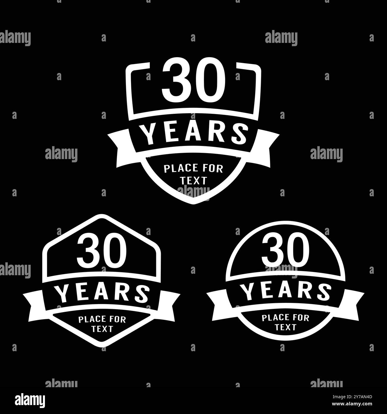 30 years anniversary celebration logotype. 30th anniversary logo ...