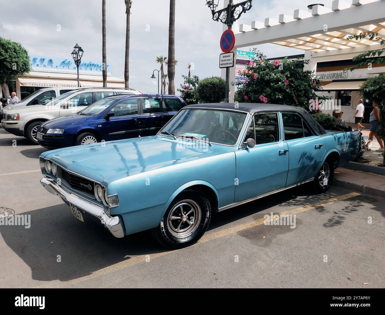 Torremolinos, Málaga, Spain - September 21, 2024: A 1972 Dodge 3700 GT ...