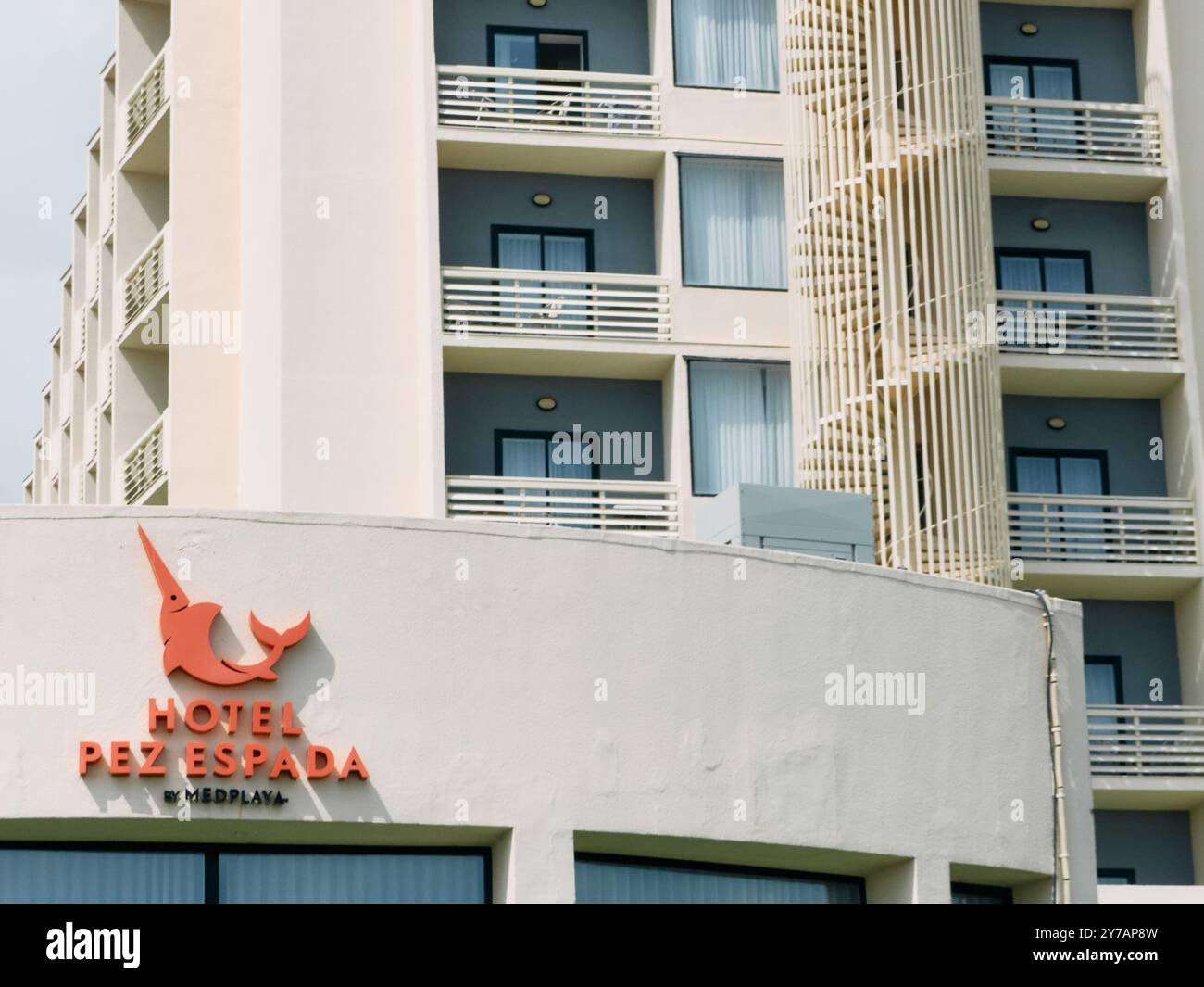 Torremolinos, Málaga, Spain - September 21, 2024: The Hotel Pez Espada ...