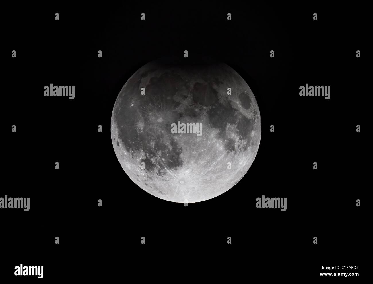 Partial Harvest Supermoon Lunar Eclipse September 17, 2024 over Ottawa ...