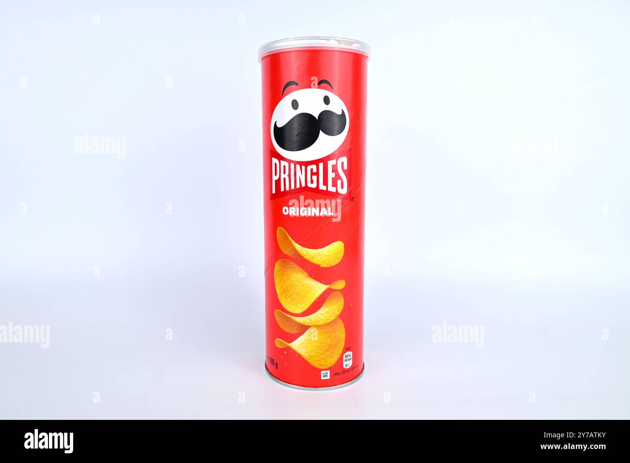 Pringles Original potato crisps in red tube – Wales, UK – 21 September ...