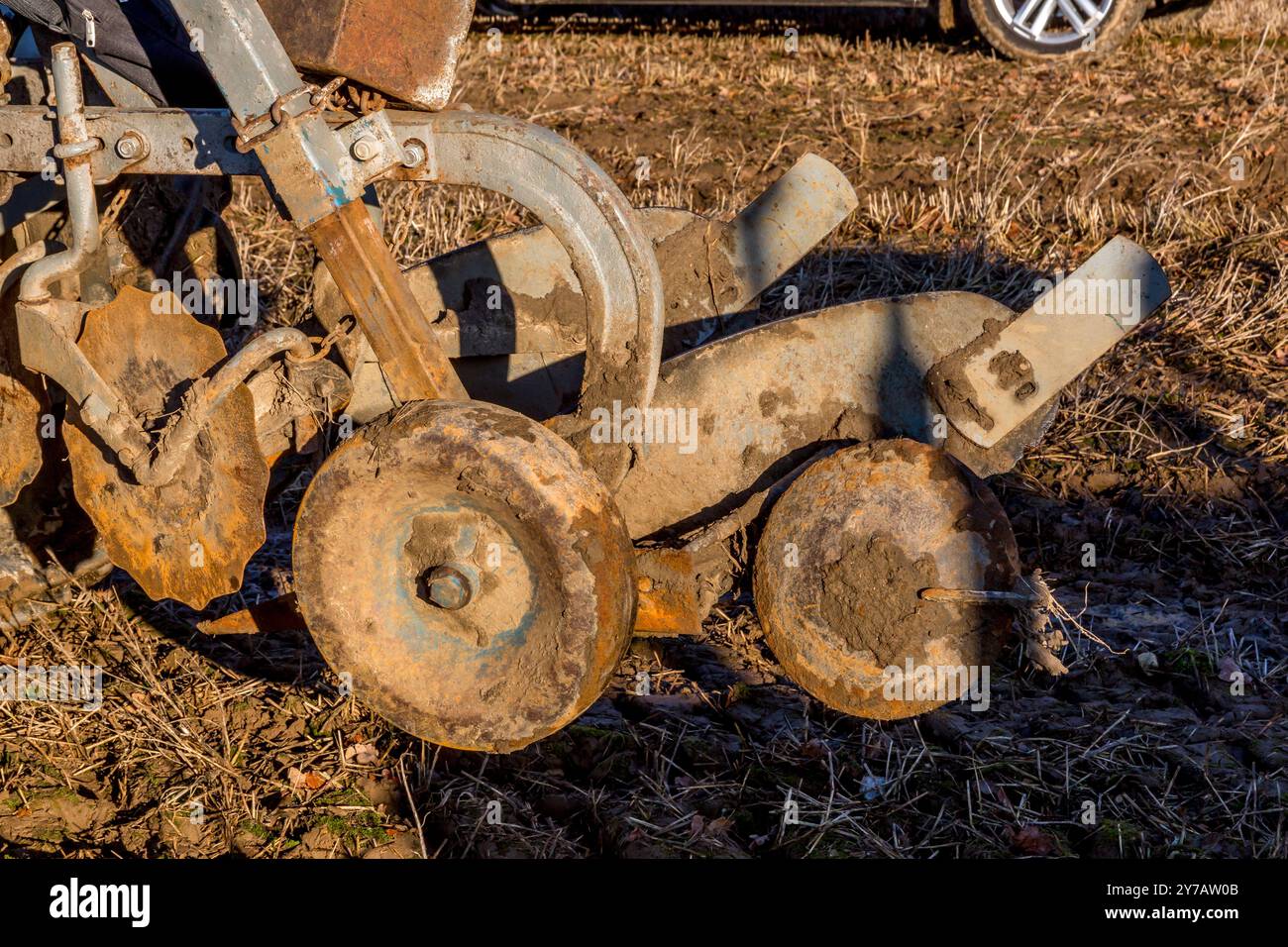 Tractor Ploughing Match Cawston Stock Photo - Alamy