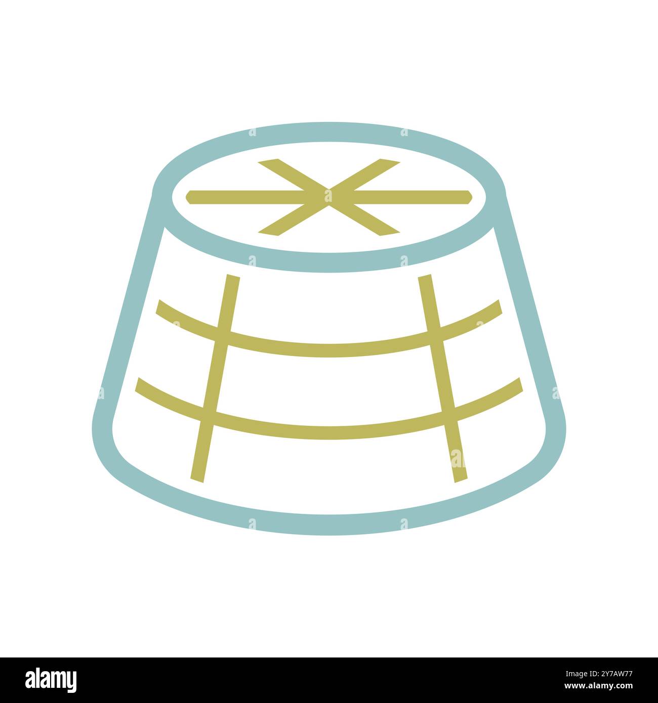 Ricotta cheese vector icon. Dairy product sign. Graph symbol for ...