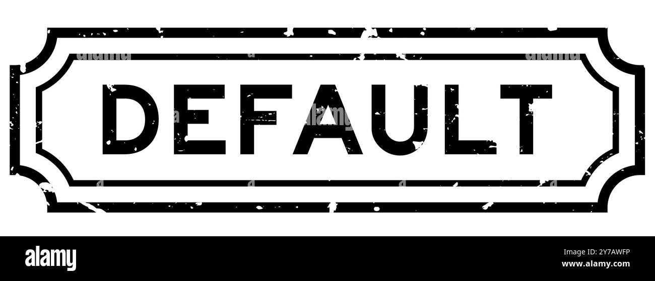 Default rubber stamp Stock Vector Images - Alamy