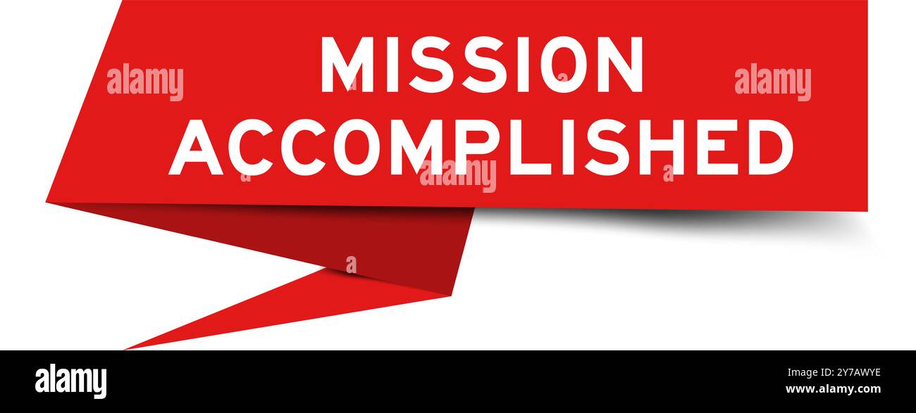 Mission accomplished speech hi-res stock photography and images - Alamy