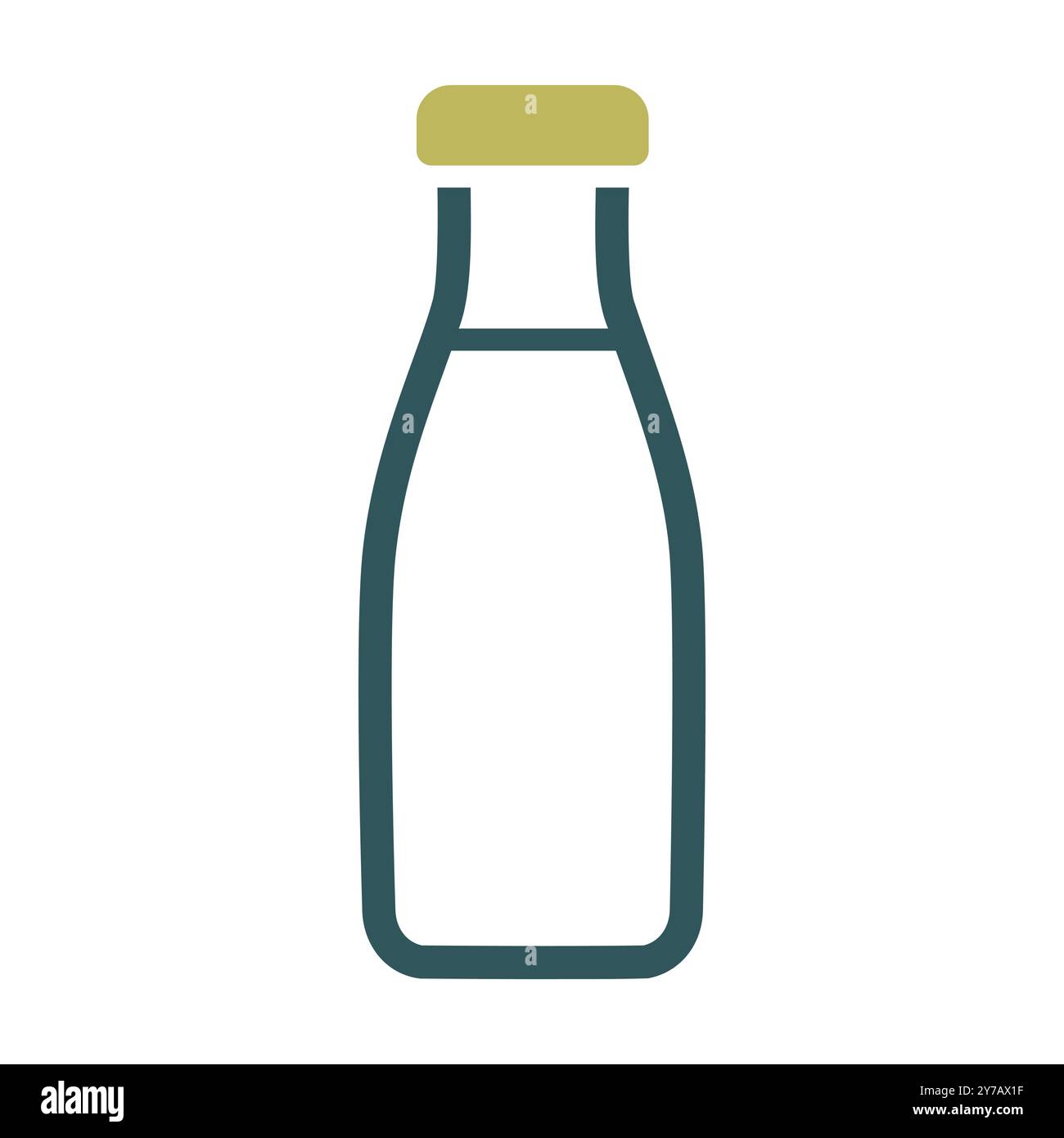 Milk Bottle icon vector. Dairy product sign. Graph symbol for cooking ...