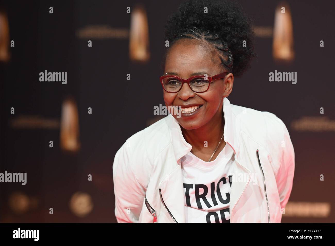 Moderatorin Shary Reeves kommt zur Gala und Verleihung des Deutschen ...