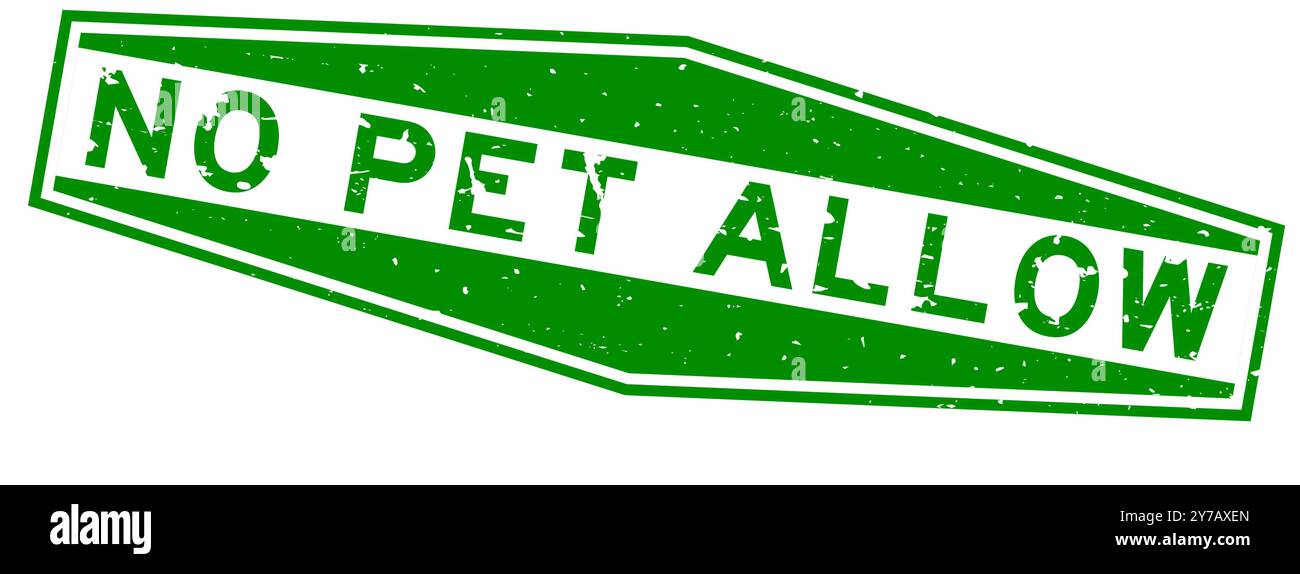 No pet allow stamp Stock Vector Images - Alamy