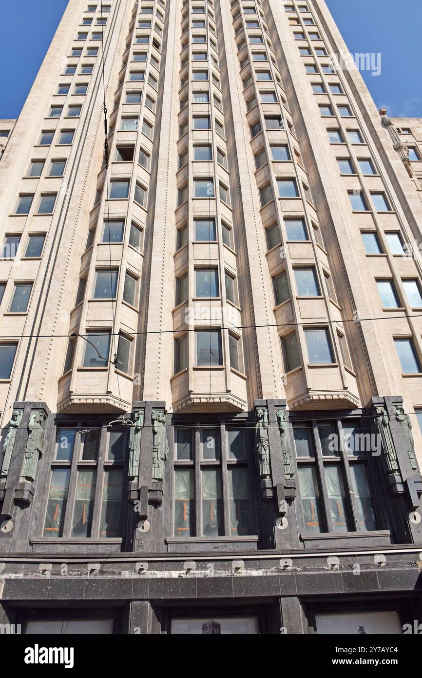 The Boerentoren, "Farmers' Tower", the KBC Tower, an historic high-rise ...