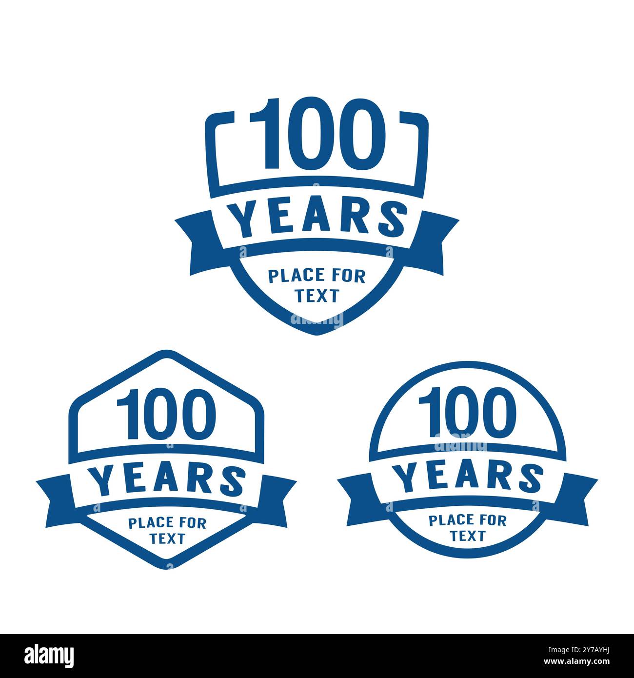 100 years anniversary celebration logotype. 100th anniversary logo ...