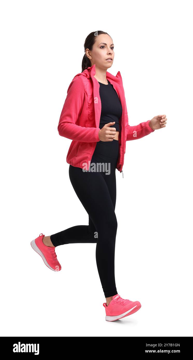 Athletic female model in Cut Out Stock Images & Pictures - Alamy
