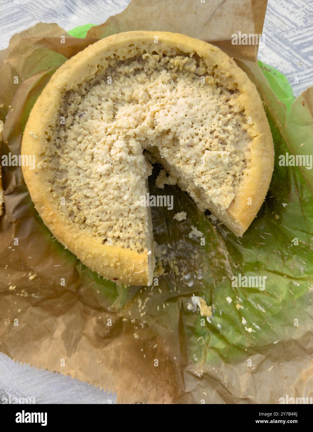 cheese with worms or casu martzu, typical Sardinian cheese Stock Photo ...