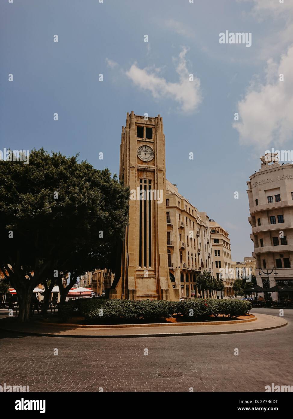 06.14 2019 - BEIRUT, LEBANON- Nijmeh Square downtown in Beirut capital ...