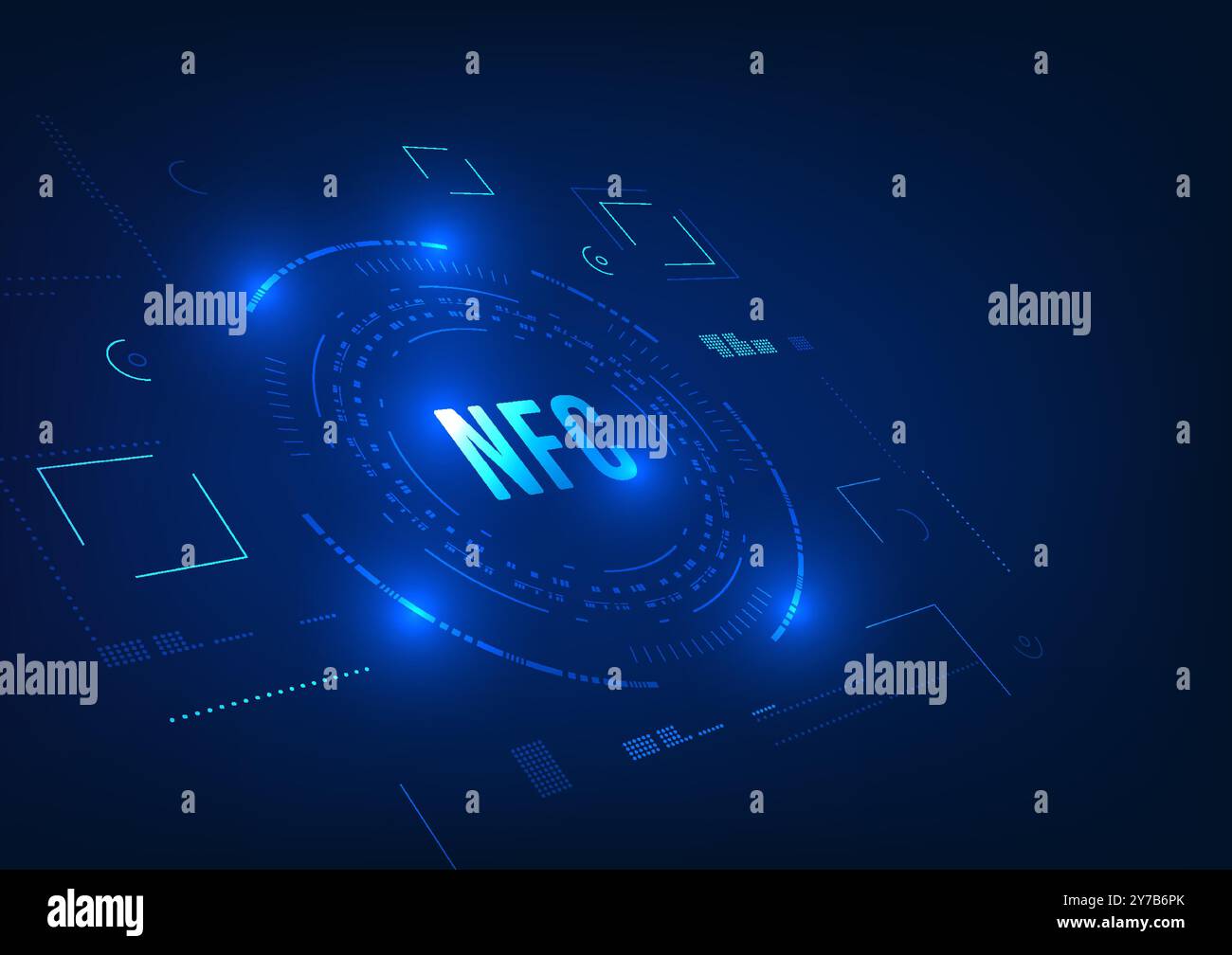 Nfc Technology Contactless Payment Using Radio Wave Technology To Make Transactions No Need To