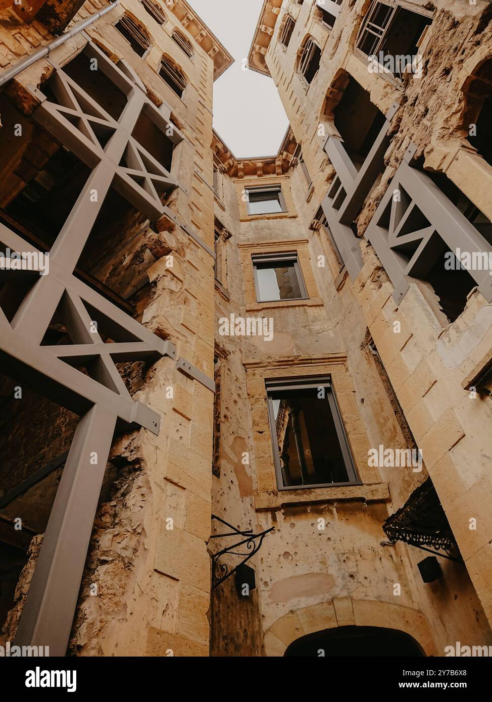 06.14 2019 - BEIRUT, LEBANON - Beit Beirut - Museum and Urban Cultural ...