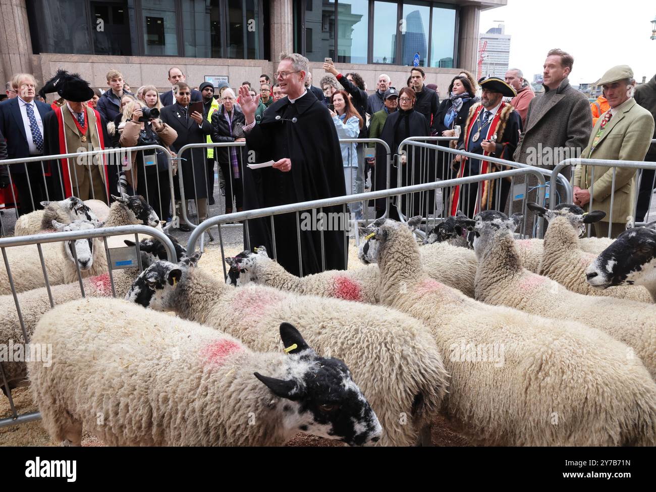 London, UK, 29th September 2024. Hollywood actor Damian Lewis became ...