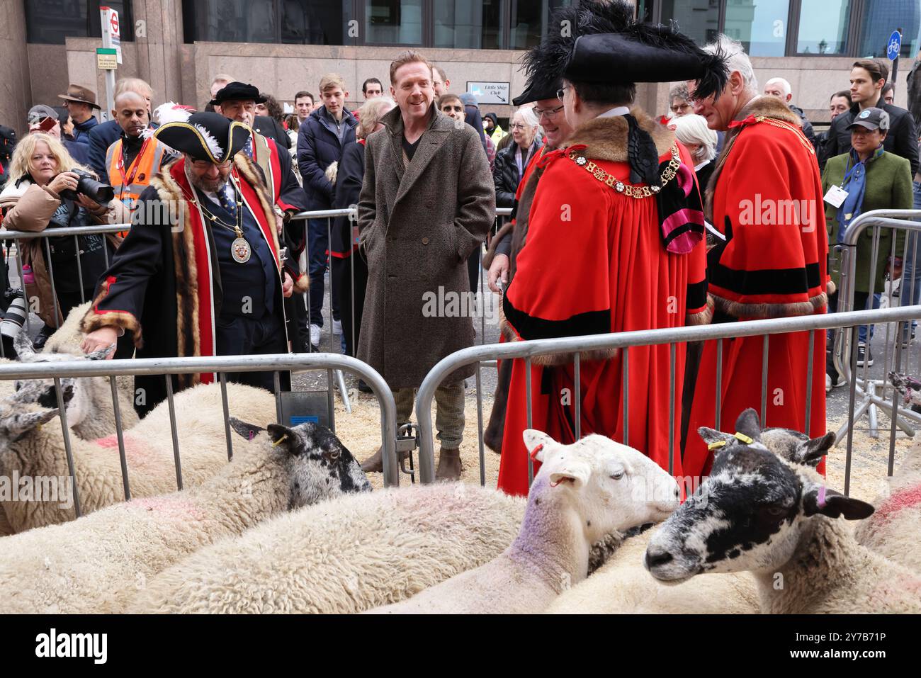 London, UK, 29th September 2024. Hollywood actor Damian Lewis became ...