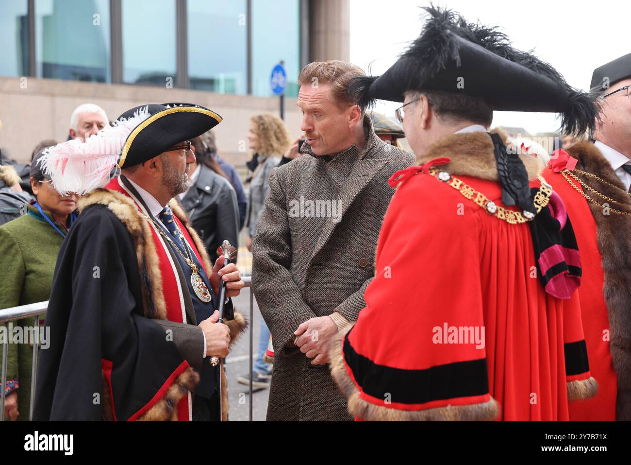 London, UK, 29th September 2024. Hollywood actor Damian Lewis became ...
