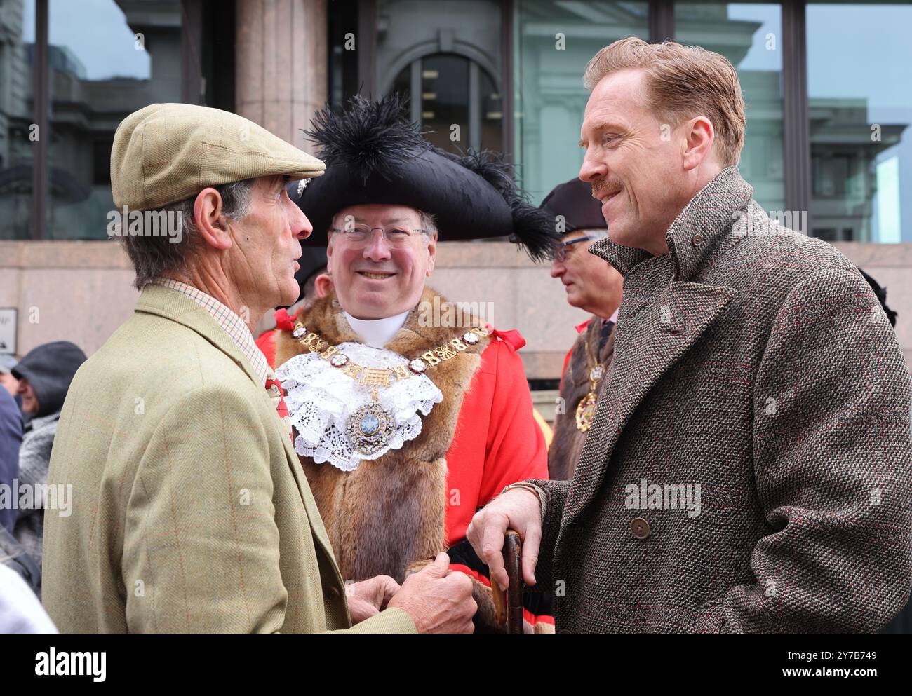 London, UK, 29th September 2024. Hollywood actor Damian Lewis became ...