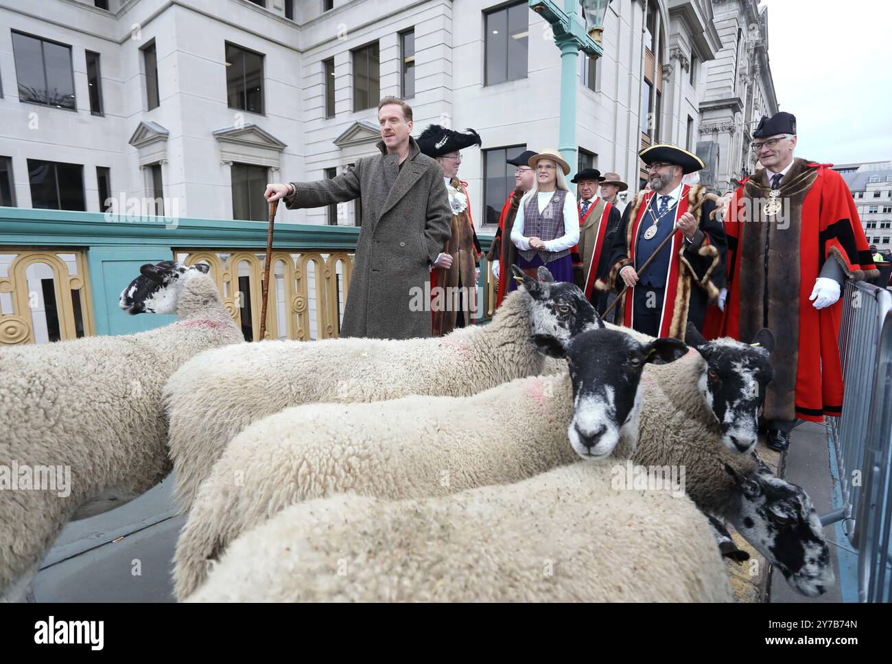 London, UK, 29th September 2024. Hollywood actor Damian Lewis became ...