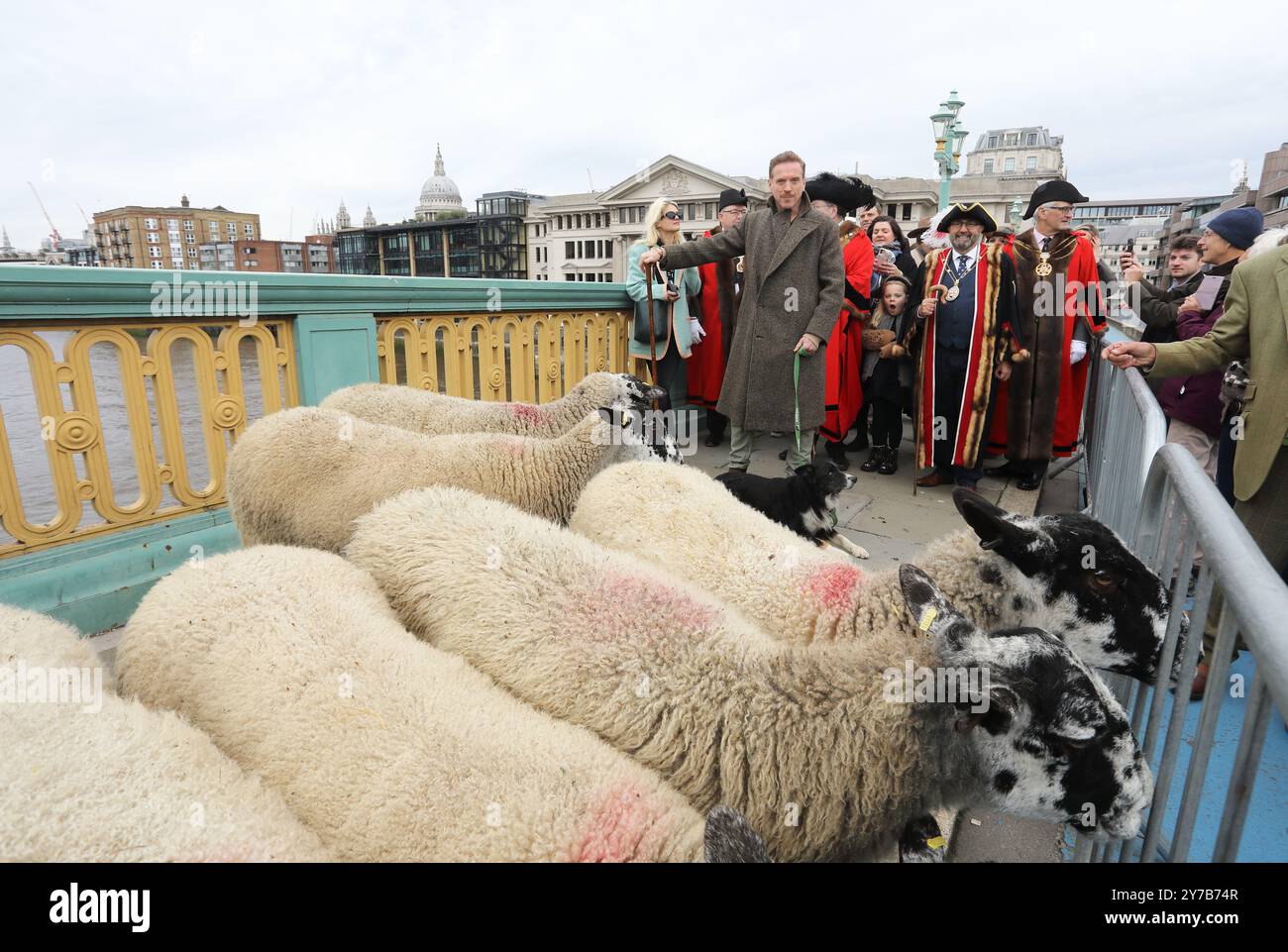 London, UK, 29th September 2024. Hollywood actor Damian Lewis became ...