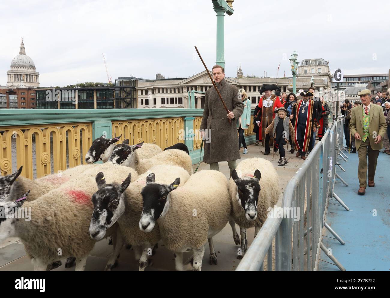 London, UK, 29th September 2024. Hollywood actor Damian Lewis became ...