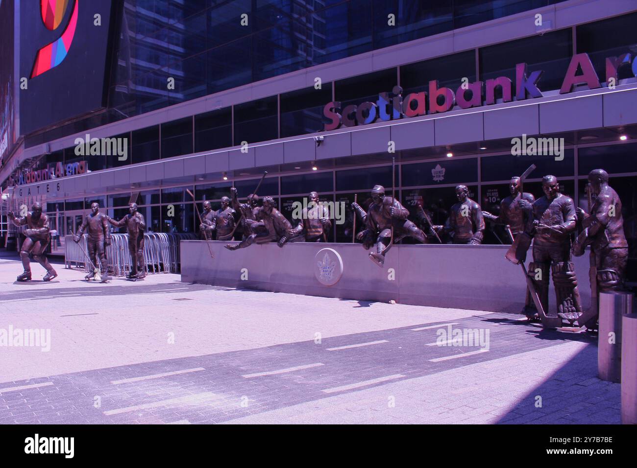 The 'Legends Row' series of sculptures of Toronto Maple Leafs NHL ...