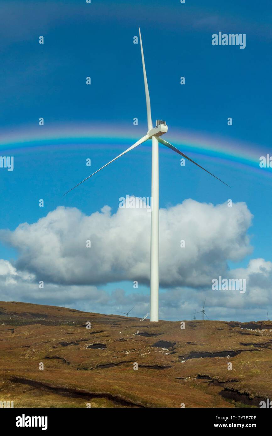 Viking Wind Farm consisting of 103 wind turbines constructed by SSE on ...