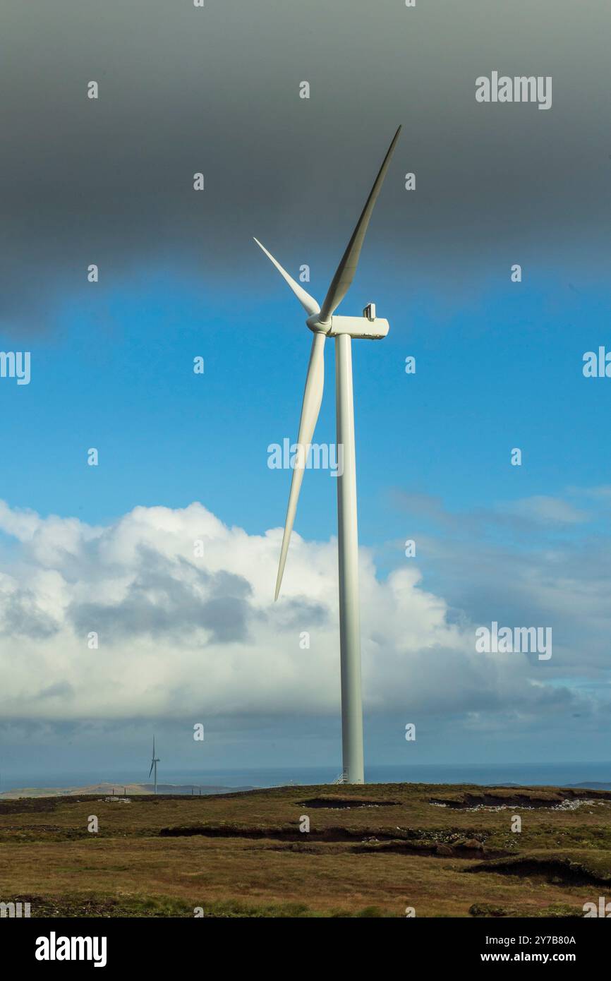 Viking Wind Farm consisting of 103 wind turbines constructed by SSE on ...