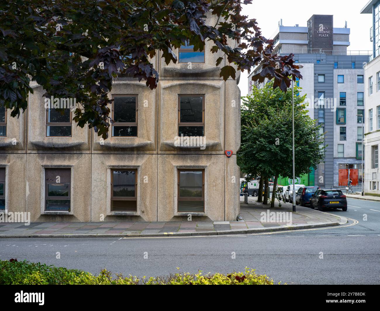 MIDLAND HOUSE PLYMOUTH BRUTALIST ARCHITECTURE BRUTALISM BUILDING Stock ...