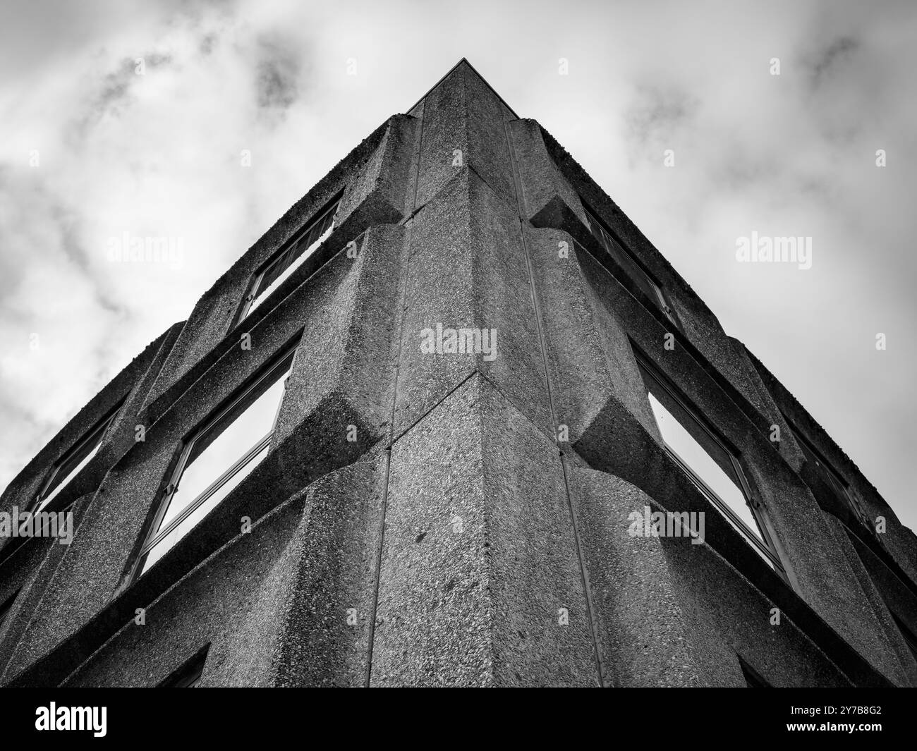 MIDLAND HOUSE PLYMOUTH BRUTALIST ARCHITECTURE BRUTALISM BUILDING Stock ...
