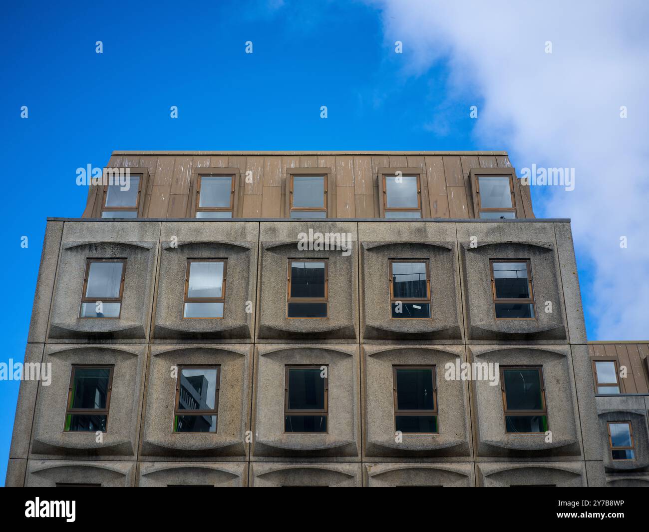MIDLAND HOUSE PLYMOUTH BRUTALIST ARCHITECTURE BRUTALISM BUILDING Stock ...