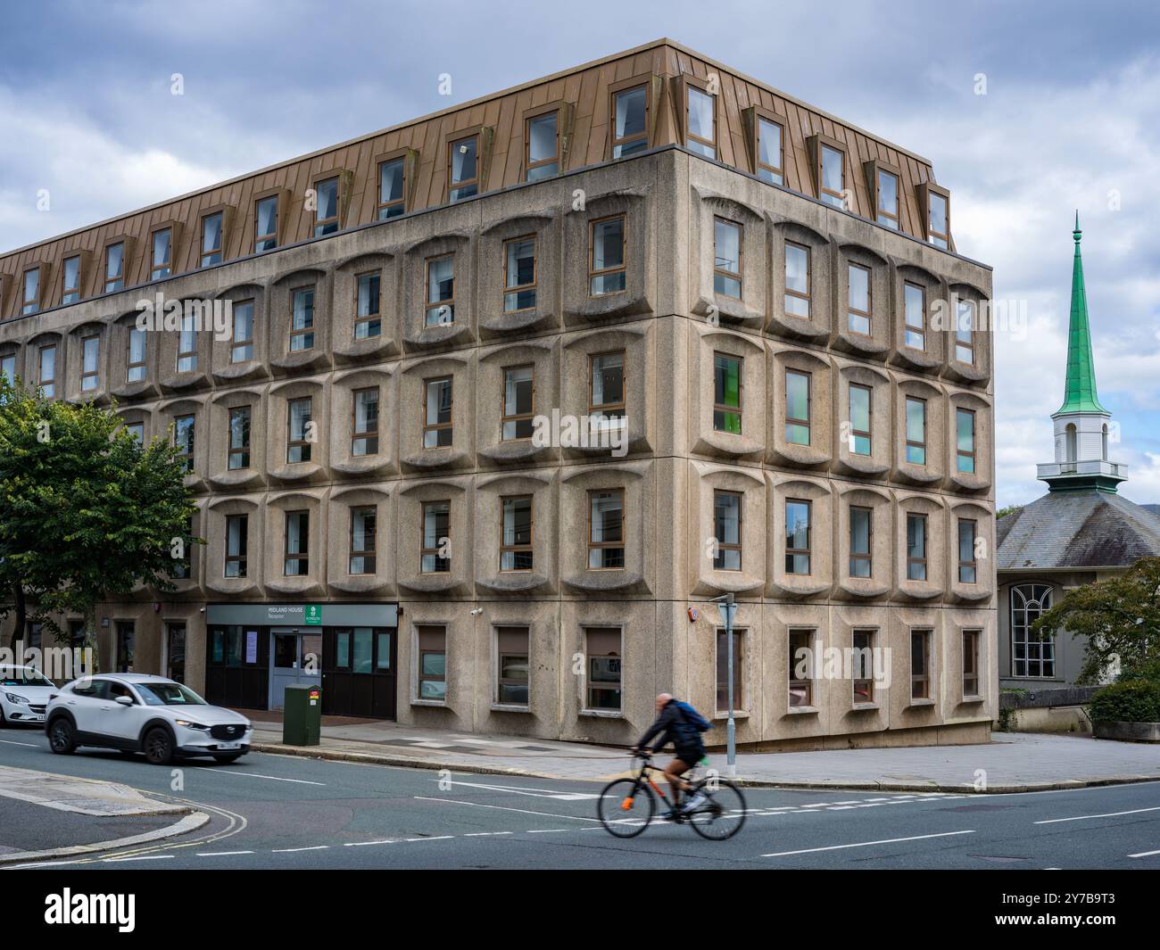 MIDLAND HOUSE PLYMOUTH BRUTALIST ARCHITECTURE BRUTALISM BUILDING Stock ...