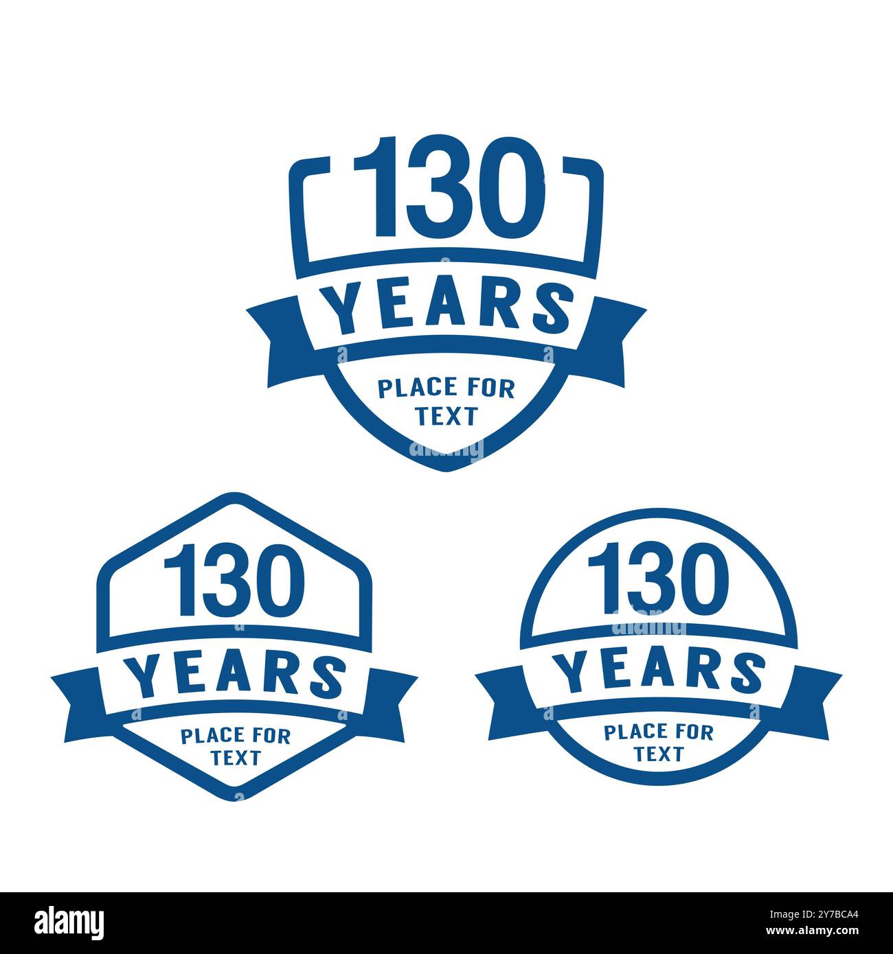 130 years anniversary celebration logotype. 130th anniversary logo ...