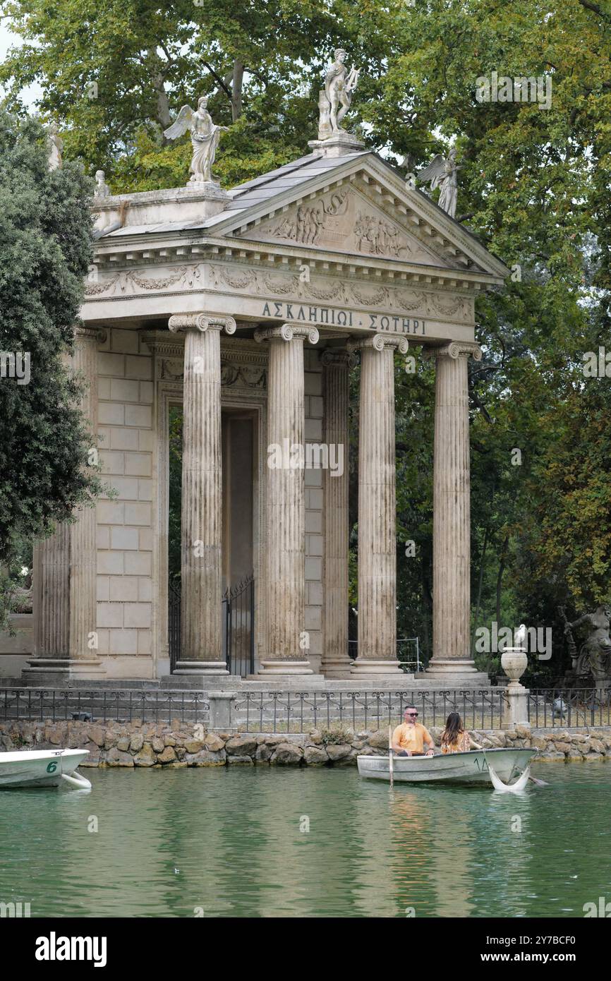 The Gardens at Villa Borghese, Rome, Italy Stock Photo - Alamy
