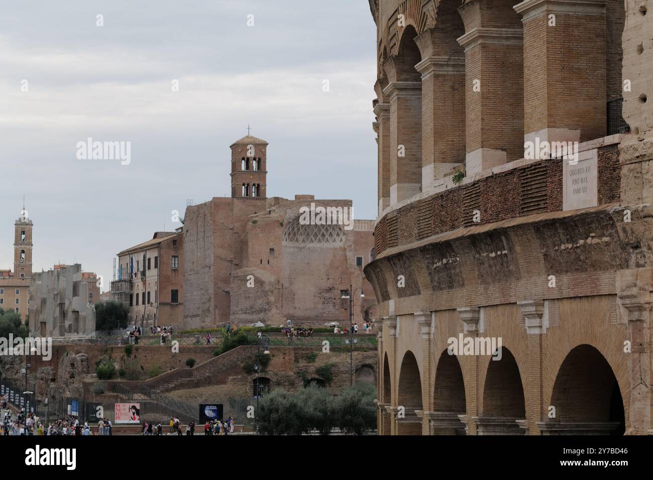 Ancient Roman and Medieval historical sites around Rome, Italy ...