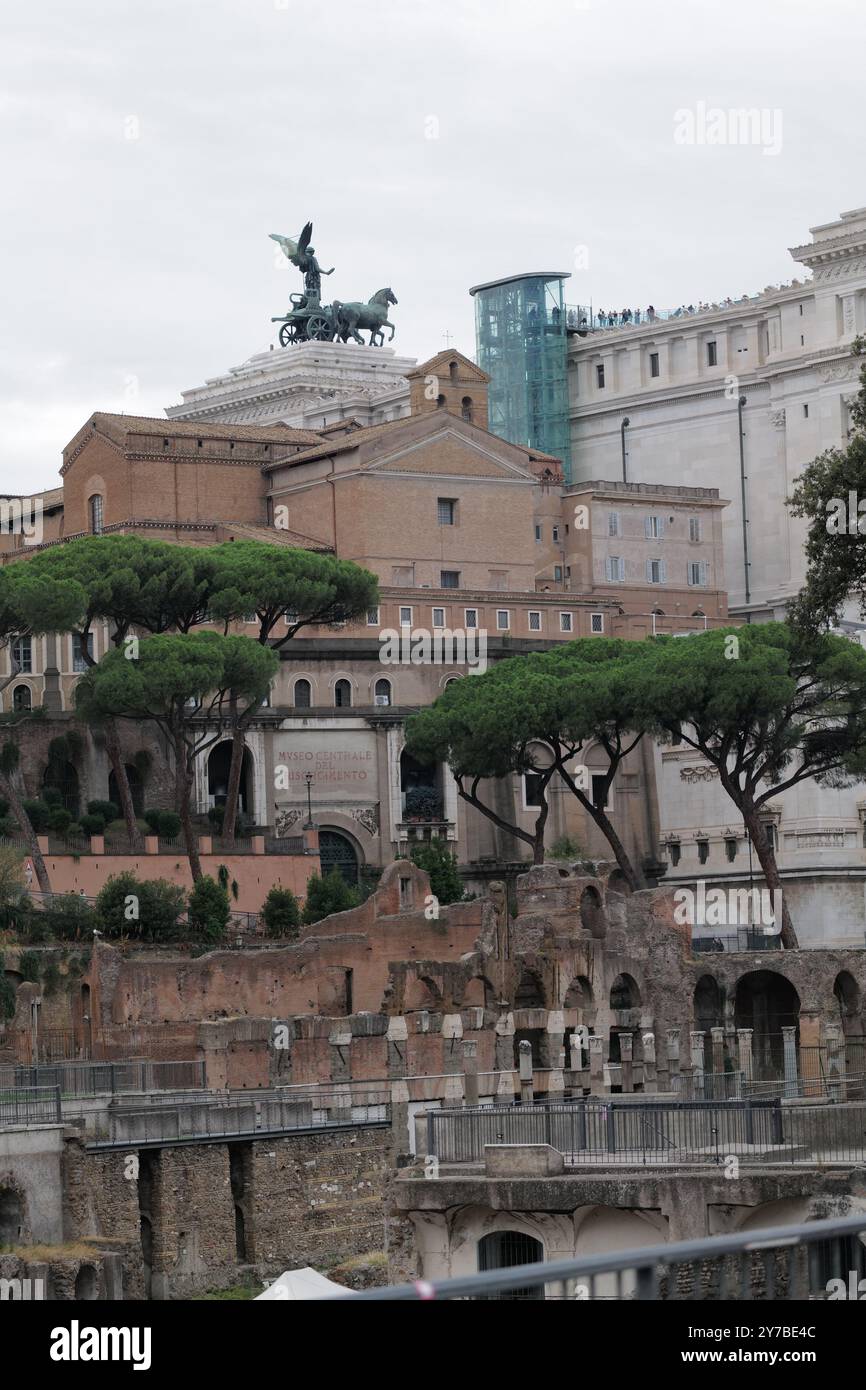 Ancient Roman and Medieval historical sites around Rome, Italy ...