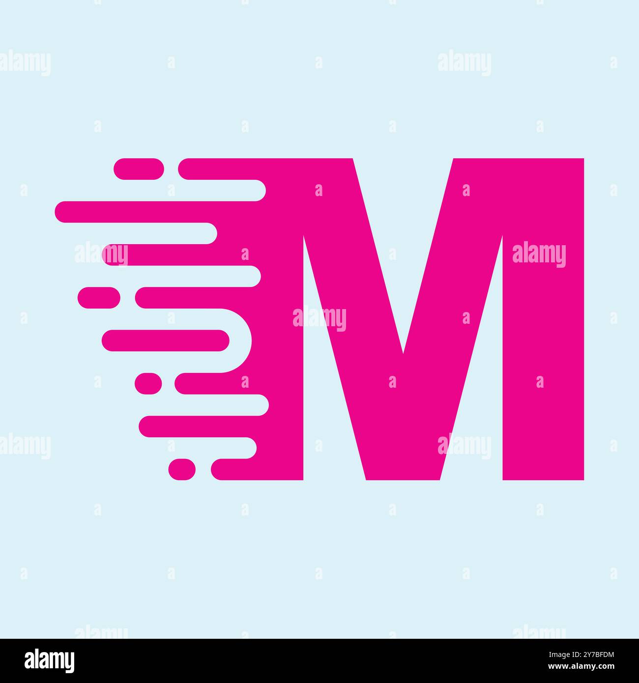 Modern and Technology creative Letter M Logo design Stock Vector Image ...