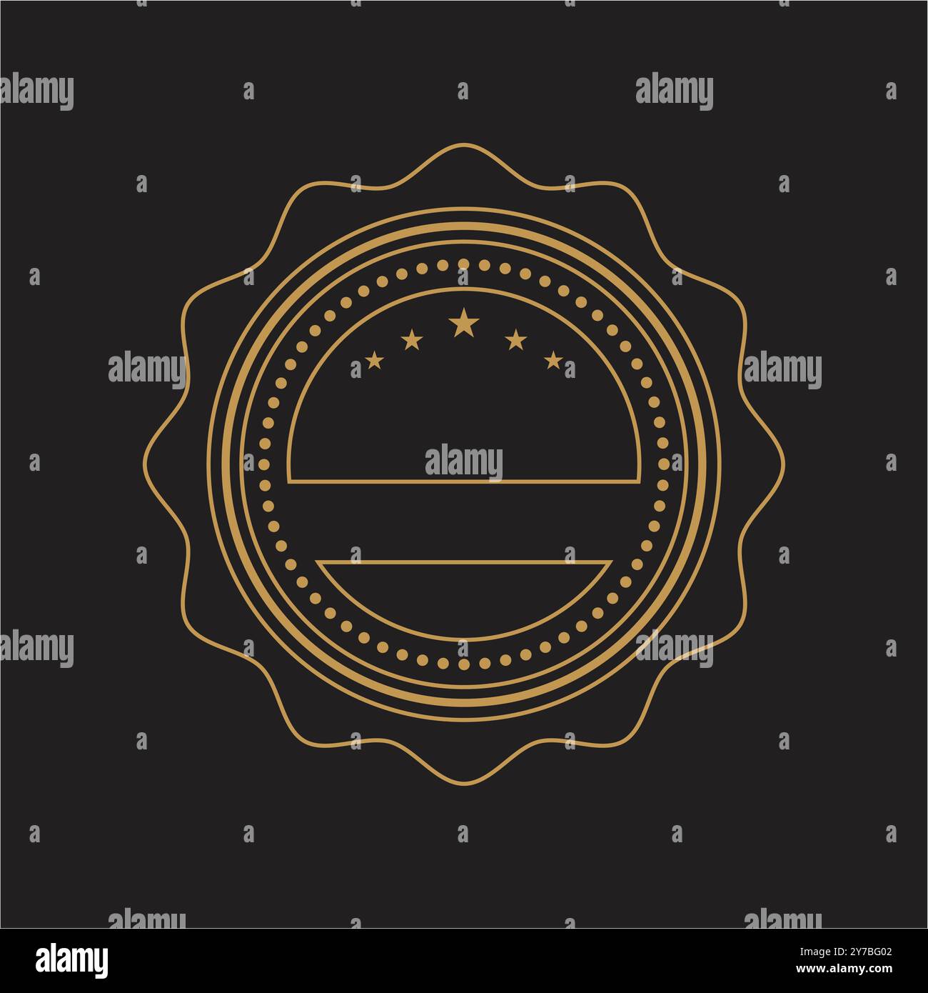Blank vector vintage classic style badges Stock Vector Image & Art - Alamy