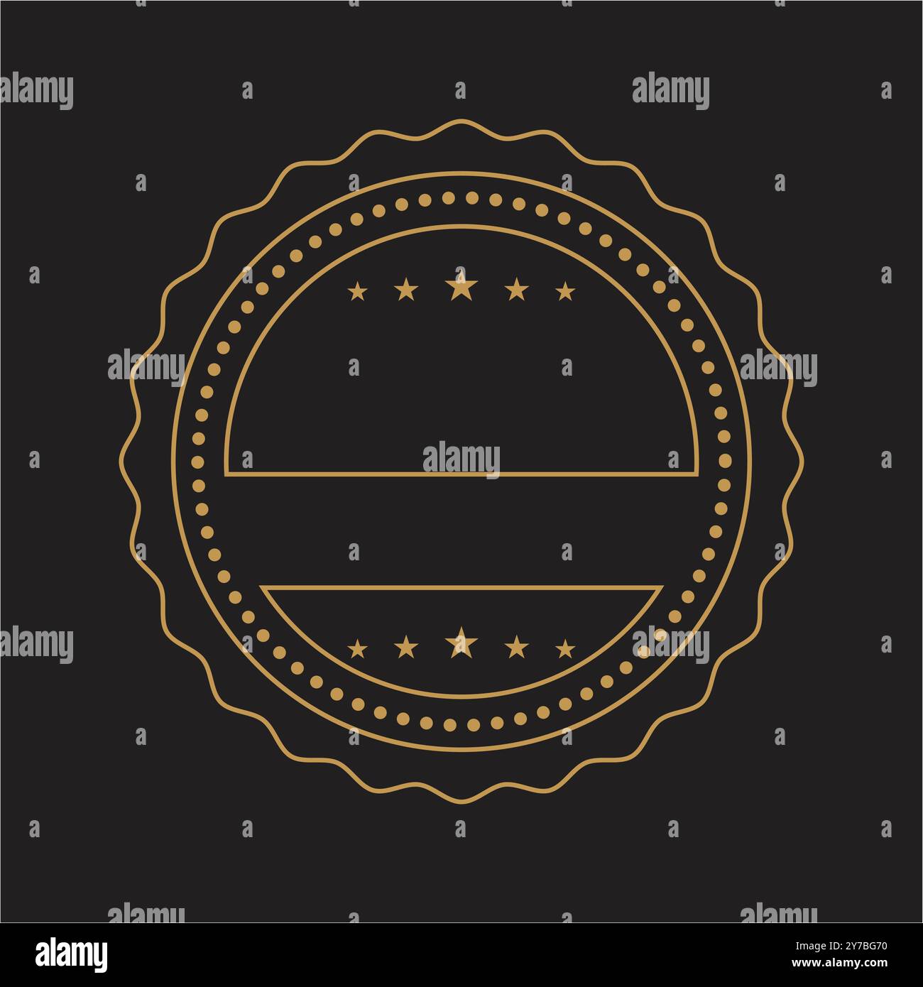 Blank vector vintage classic style badges Stock Vector Image & Art - Alamy
